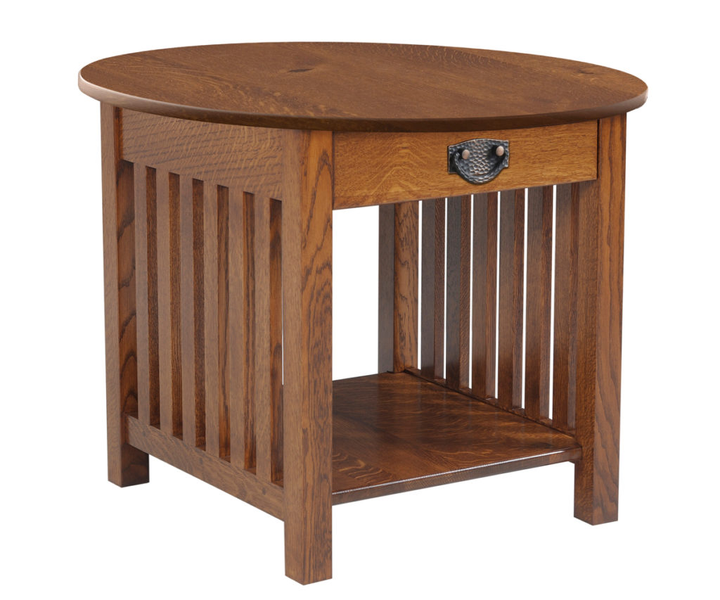 Liberty Mission Round End Table | Stone Haus Furniture