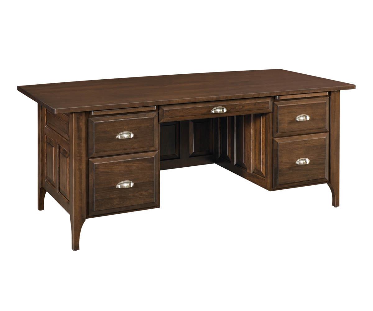 72" Classic River Executive Desk | Stone Haus Furniture